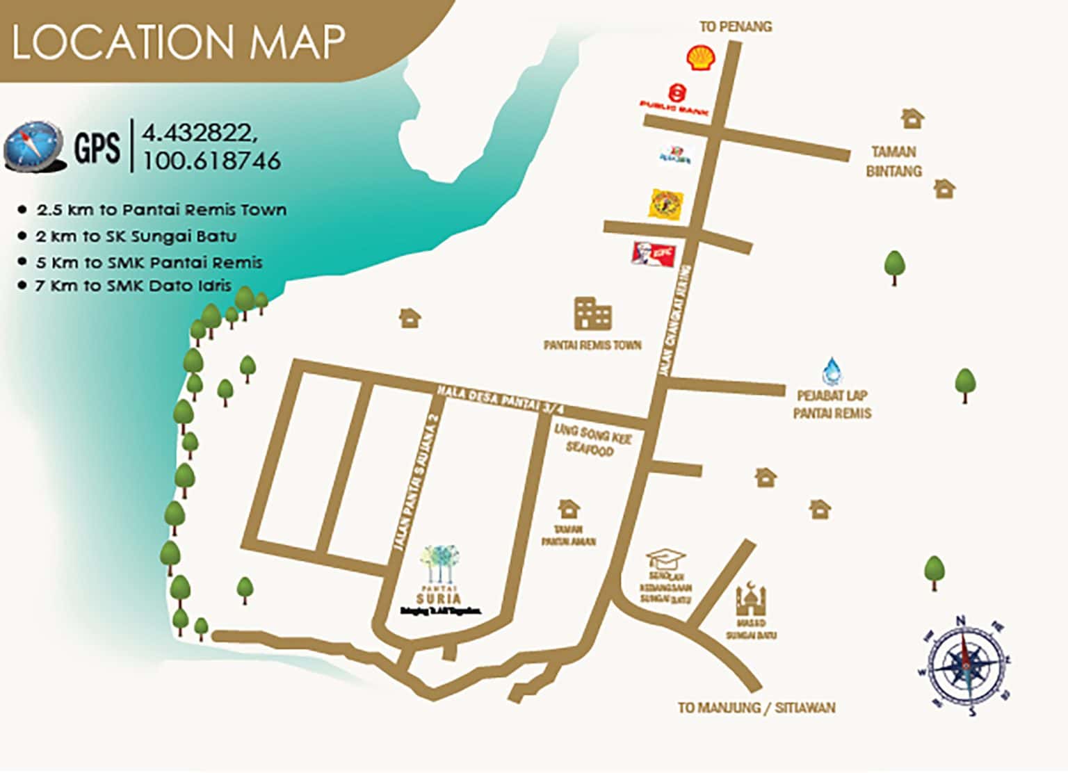 Pantai Suria - BluePrints